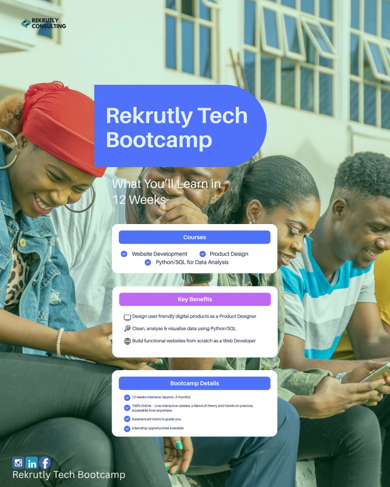 Buy Rekrutly Tech Bootcamp by Rekrutly Consulting on Selar