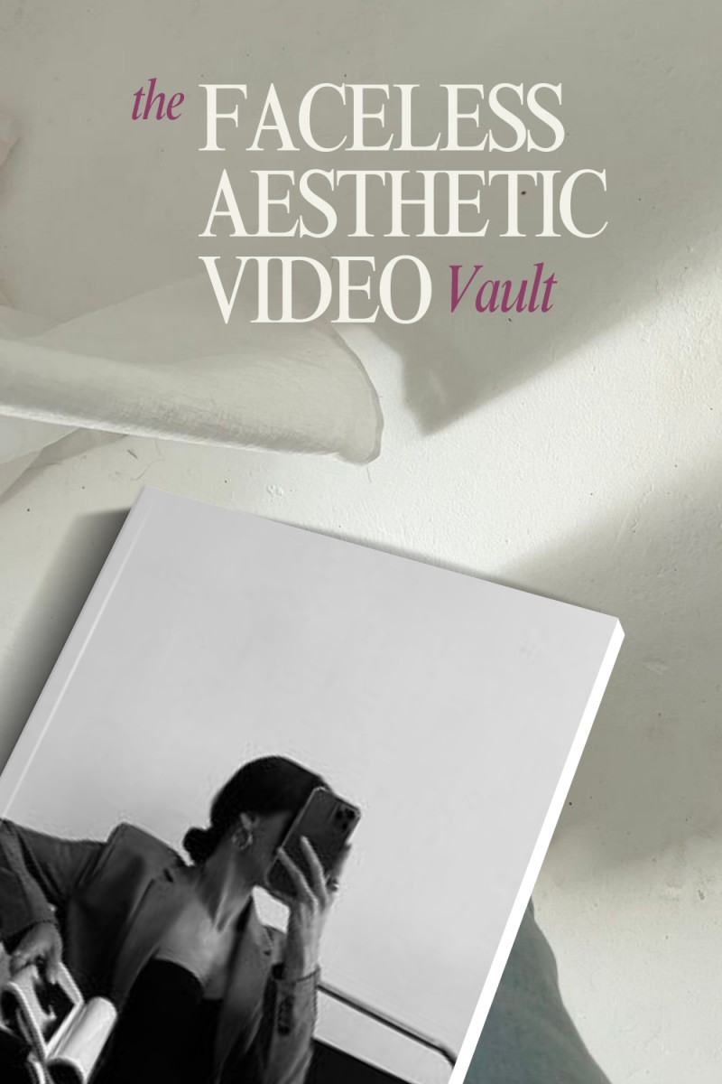 Buy the FACELESS AESTHETIC VIDEO vault by Dolapo A. on Selar