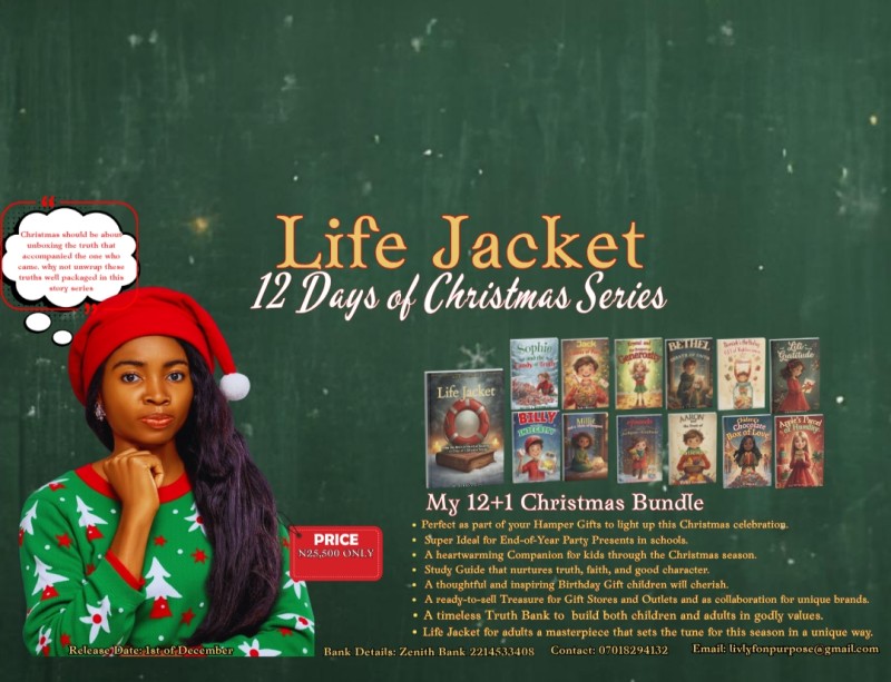 Preorder Life Jacket (12 days of Christmas series) by Ruth I Kingsley ...