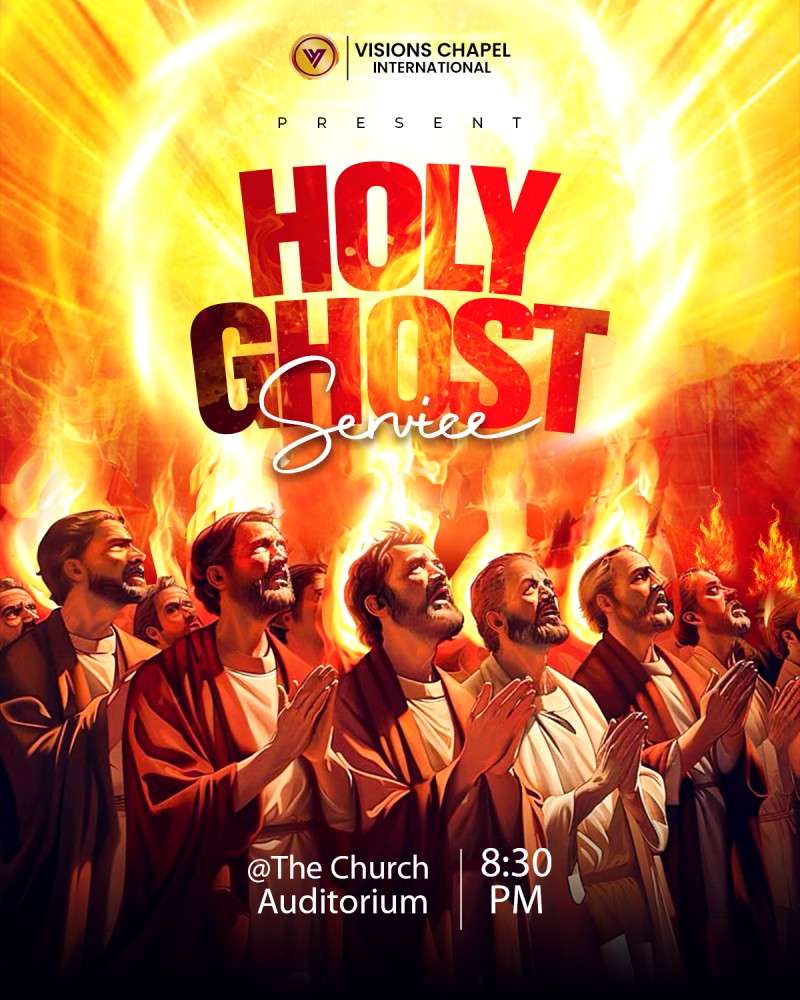 Buy HOLY GHOST SERVICE MODERN FLYER by Samson Muyiwa on Selar