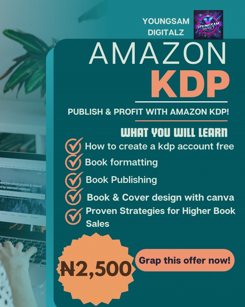 Buy AMAZON KDP by Youngsam Digitalz on Selar