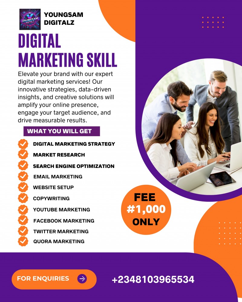Buy Digital Marketing Skill by Youngsam Digitalz on Selar