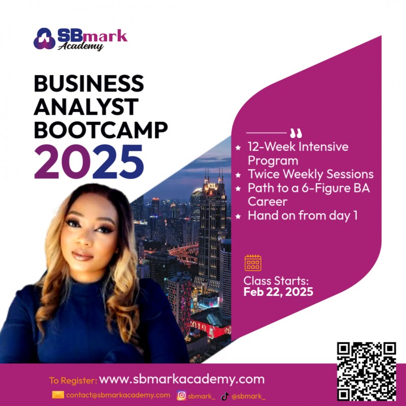 Buy Business Analyst Bootcamp 2025 by SBmark Academy on Selar