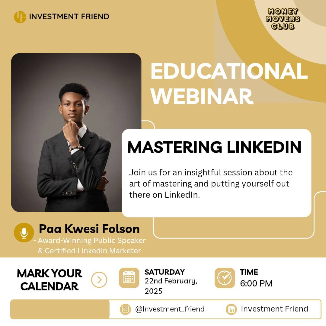 Buy Special Linkedin Accelerator Session - Money Movers Club by Paa Kwesi Folson on Selar