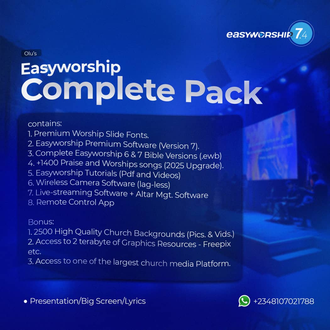 Buy Easyworship Complete Pack by Side Africa on Selar