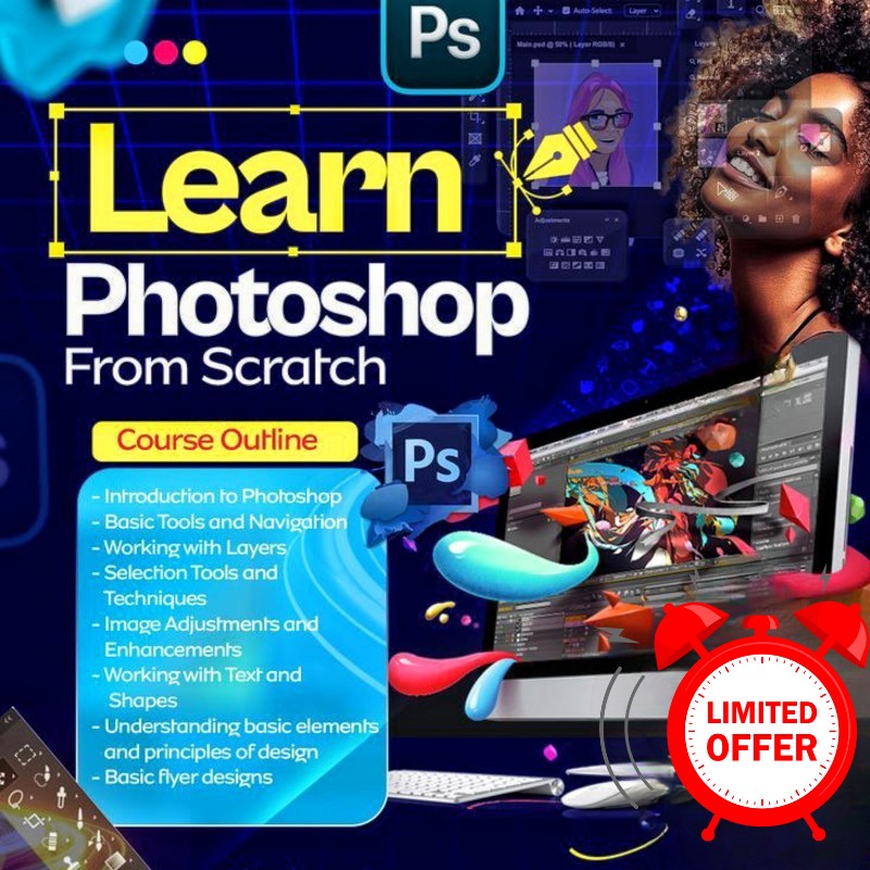 Buy ADOBE PHOTOSHOP COURSE by Skytop Digital Academy 4 on Selar