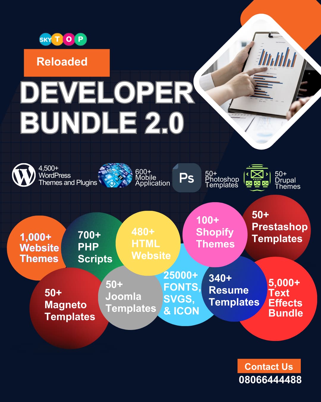 Buy COMPREHENSIVE WORDPRESS DEVELOPERS BUNDLE. BUY AND RESELL by Skytop Digital Academy 4 on Selar