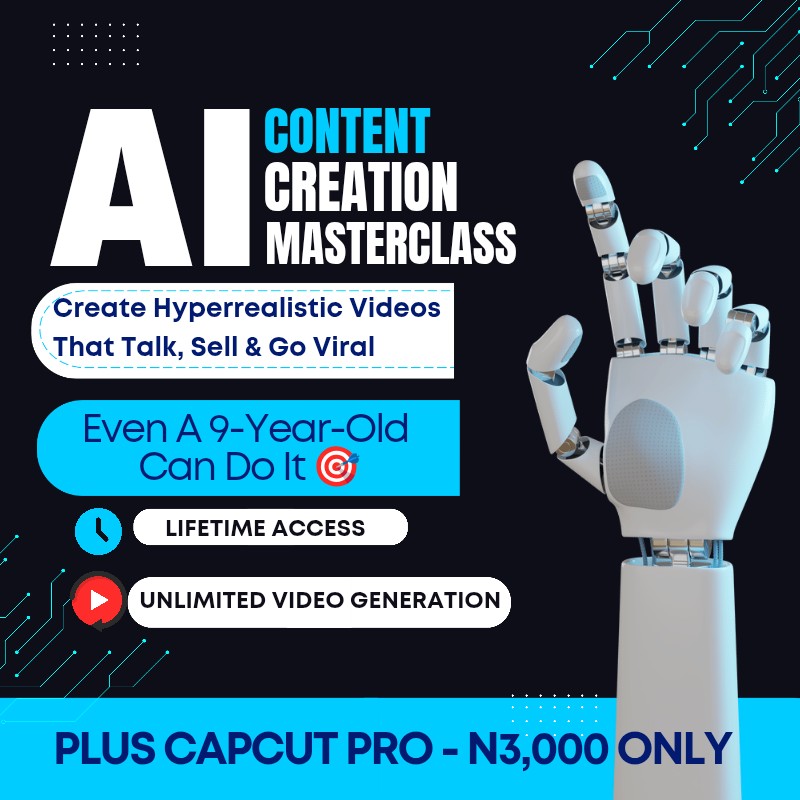 Buy AI Content Creation Masterclass with FREE CAPCUT PRO by Skytop ...