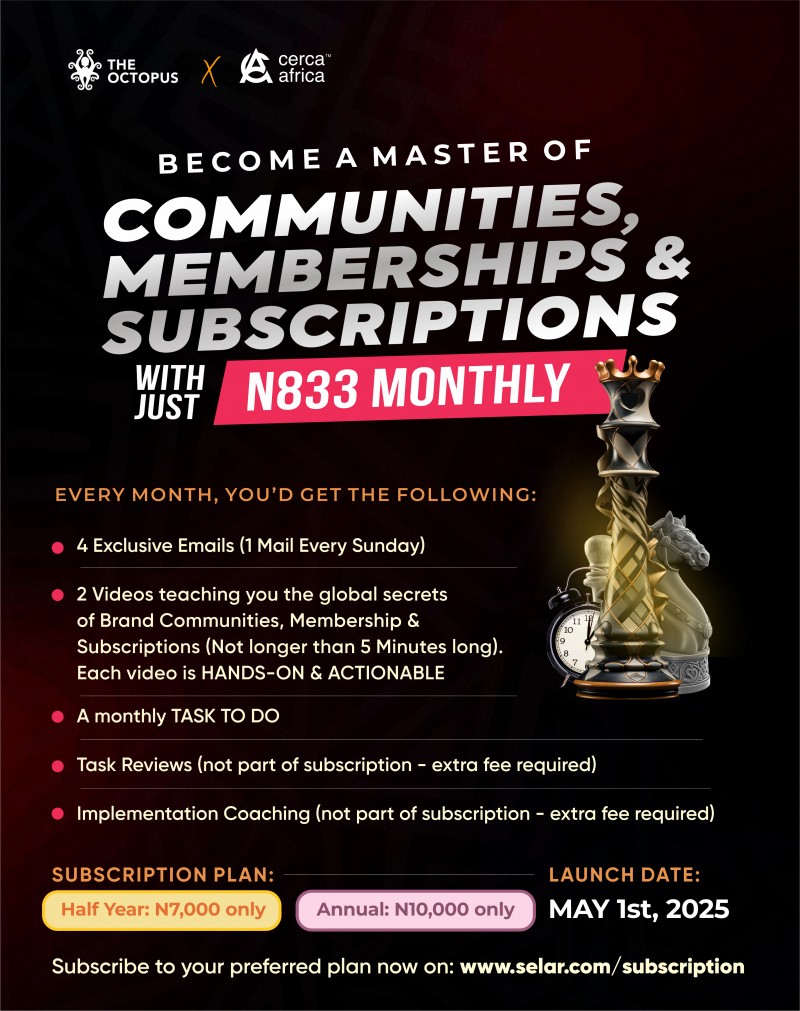 Subscribe COMMUNITY, MEMBERSHIP & SUBSCRIPTION PORTAL by Sam Obafemi on ...