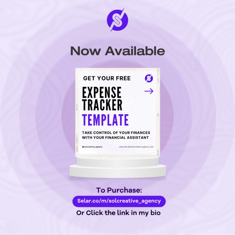 Get FREE Expense Tracker: Take Control of Your Finances by Solcreative ...