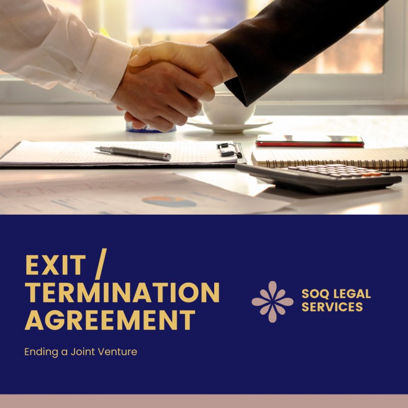 Buy Exit / Termination Agreement Template For Ending Joint Venture ...