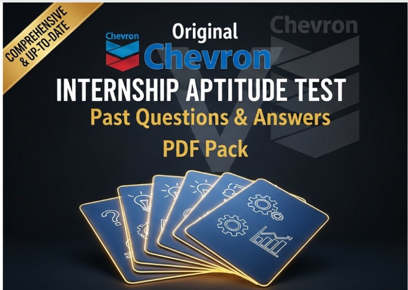 Buy Original Chevron Internship Aptitude Test Past Questions & Answers ...