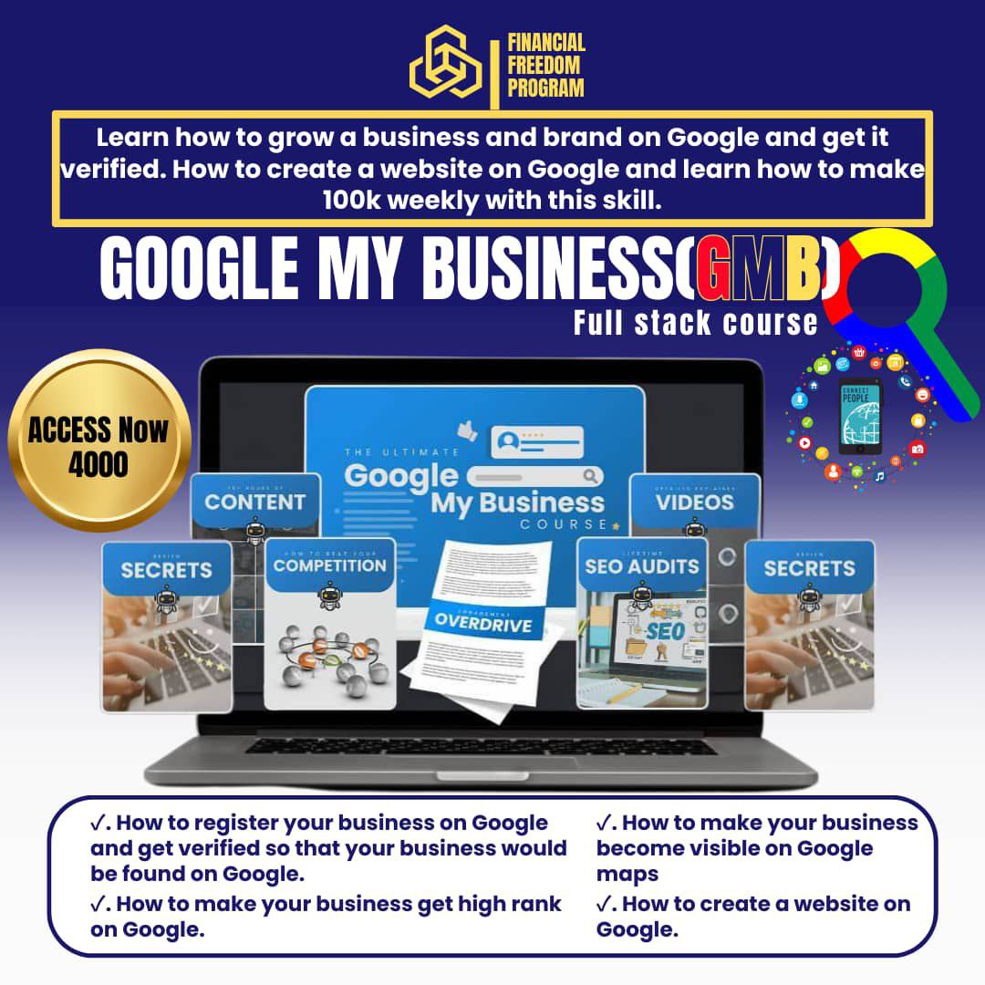 Buy GOOGLE MY BUSINESS COURSE by Sunday Esther Ezidinmma on Selar