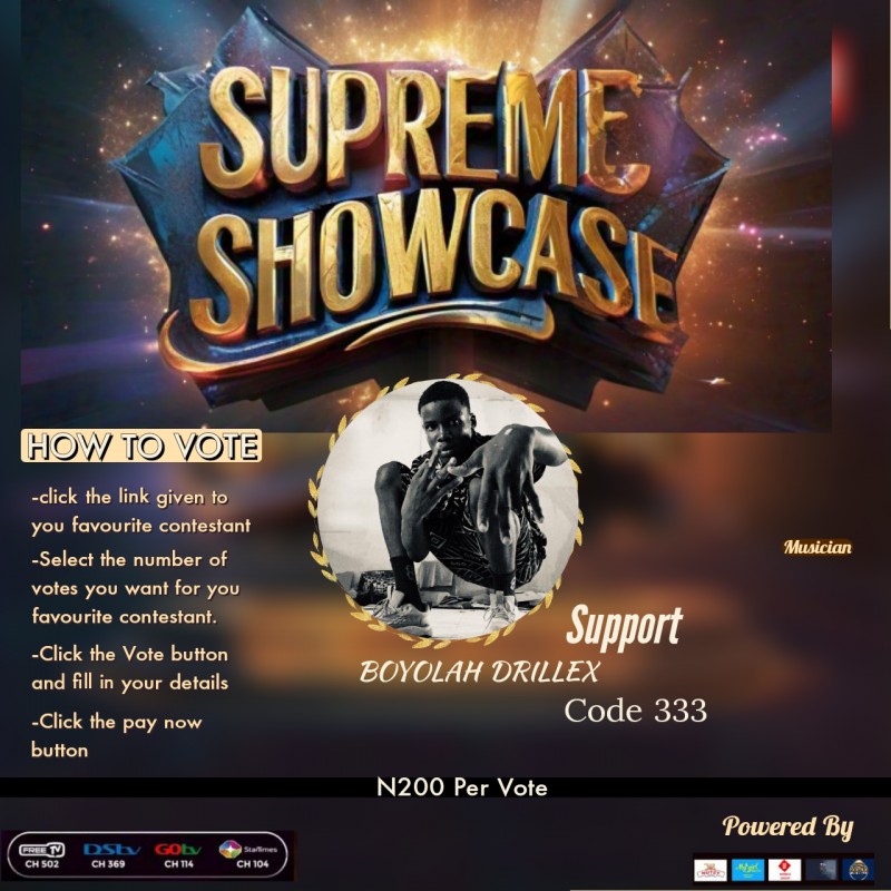 Buy BOYOLAH DRILLEX by Supreme Showcase on Selar