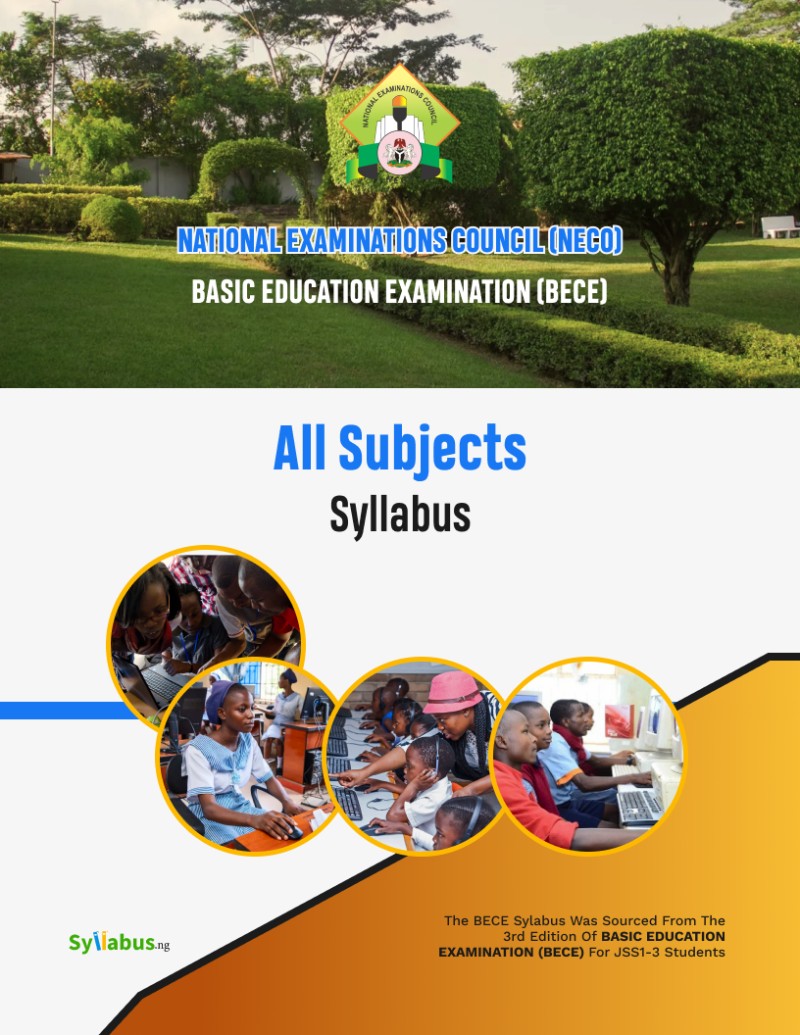 Buy BECE SYLLABUS ALL SUBJECTS by Syllabus NG on Selar