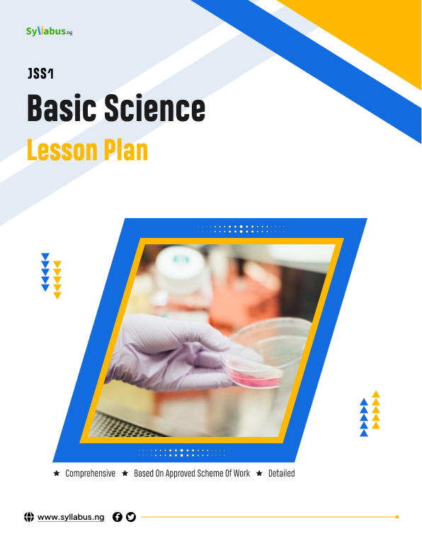 Buy JSS1 BASIC SCIENCES ALL TERM LESSON PLAN by Syllabus NG on Selar