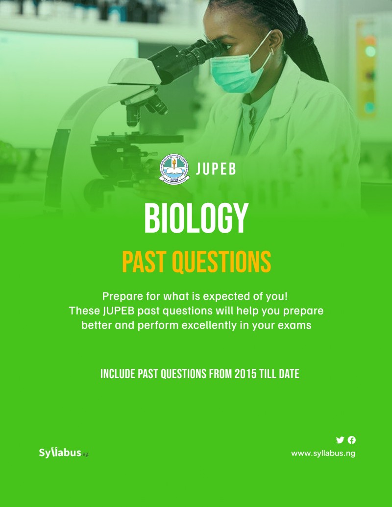 Buy JUPEB Biology Past Questions + Practicals by Syllabus NG on Selar