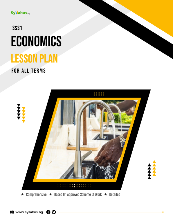 Buy SS1 ECONOMICS ALL TERMS LESSON PLAN by Syllabus NG on Selar