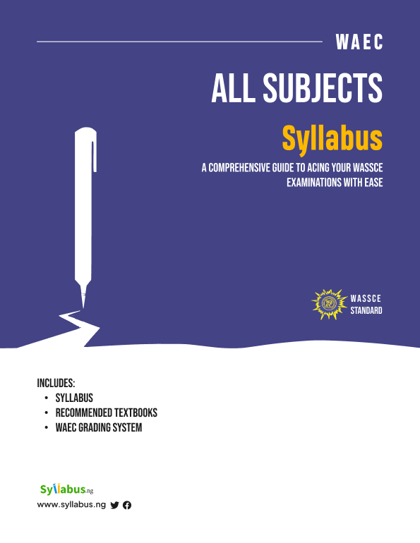 Buy WEAC SYLLABUS ALL SUBJECTS by Syllabus NG on Selar