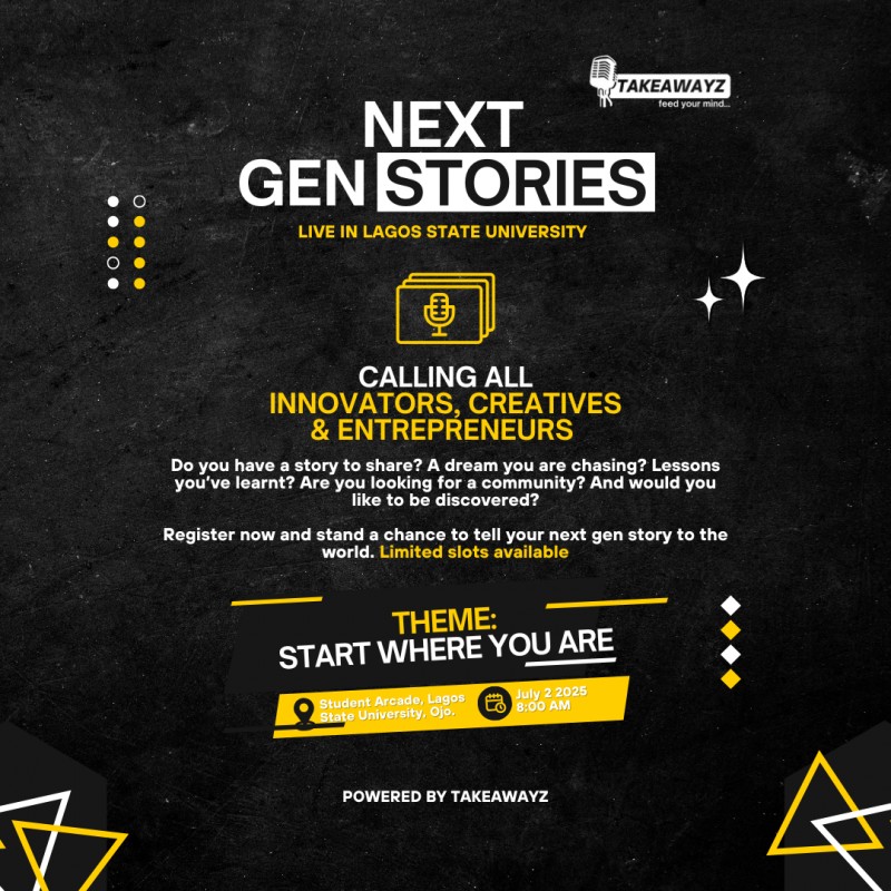 Get NEXT GEN STORIES & ICE CONNECT LIVE IN LAGOS STATE UNIVERSITY ...