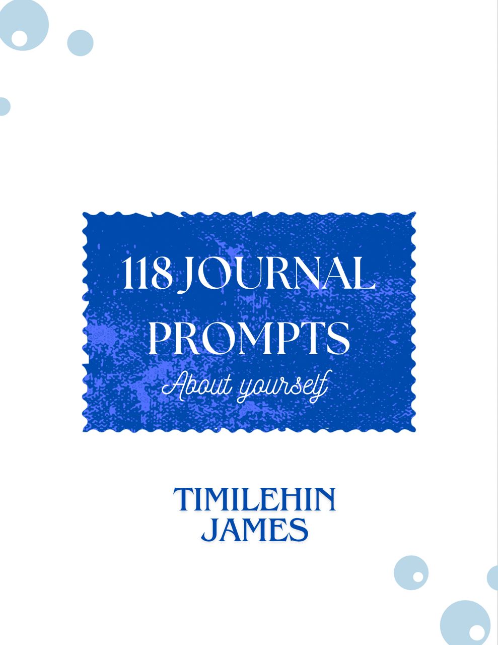Get 118 Journal Prompts About Yourself by Timilehin James on Selar