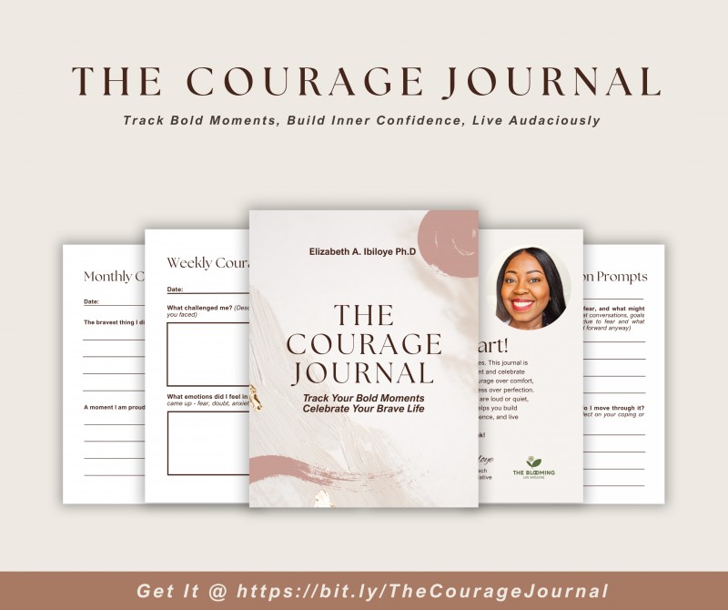 Buy The Courage Journal by The Blooming Life Initiative on Selar