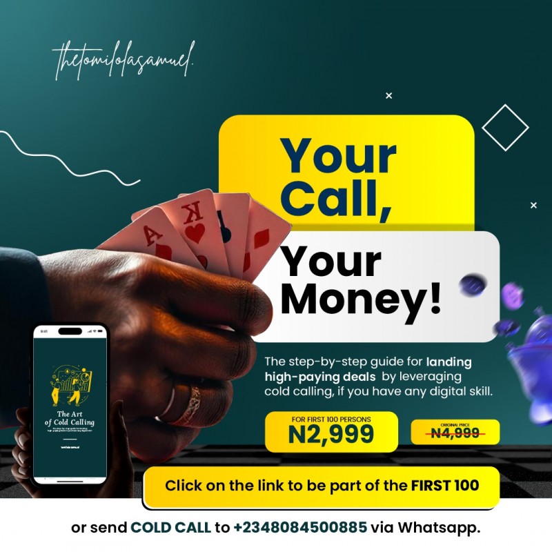 Buy The Art of Cold Calling by Tomilola Samuel on Selar