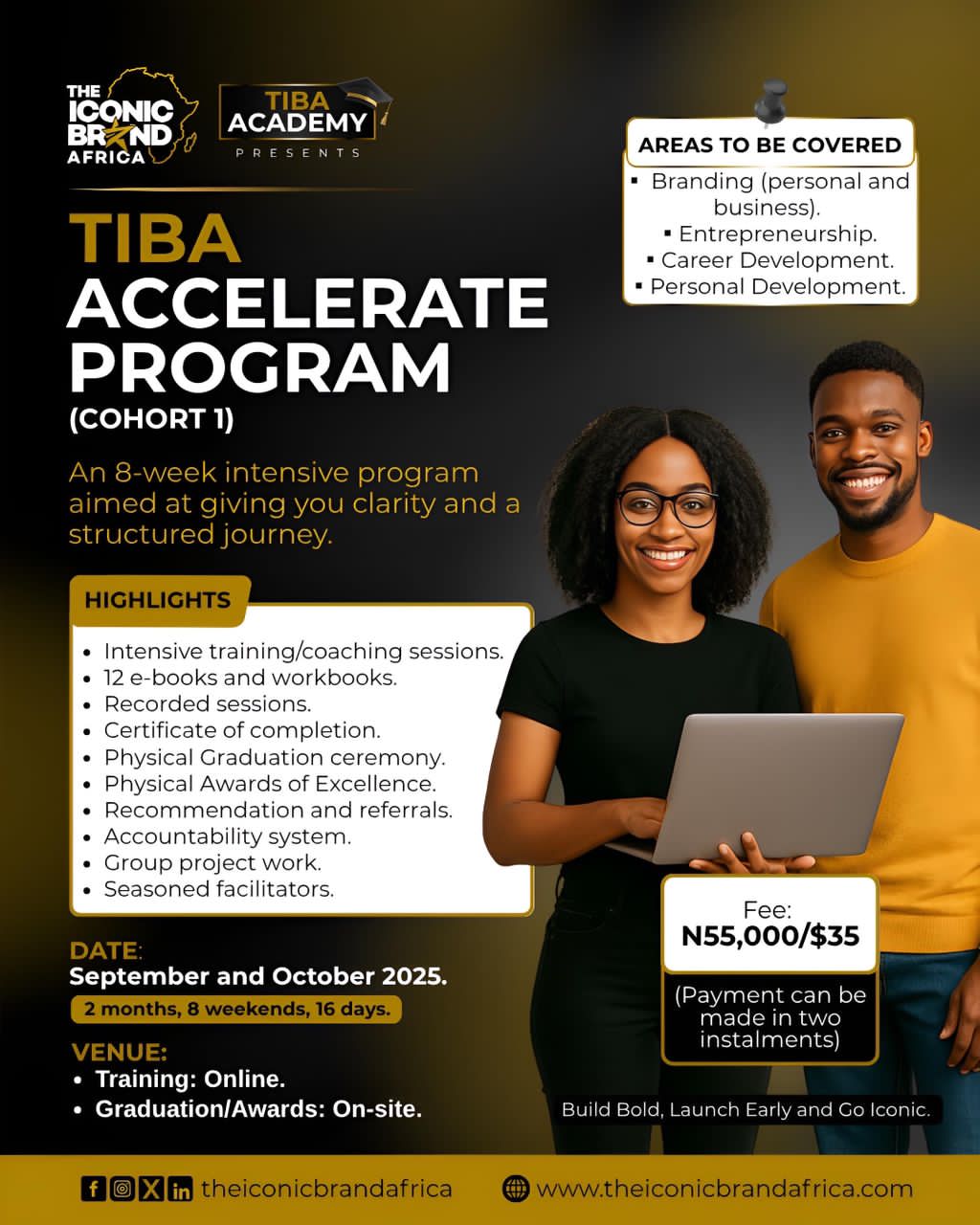 Buy TIBA ACCELERATE PROGRAM by The Iconic Brand Africa on Selar