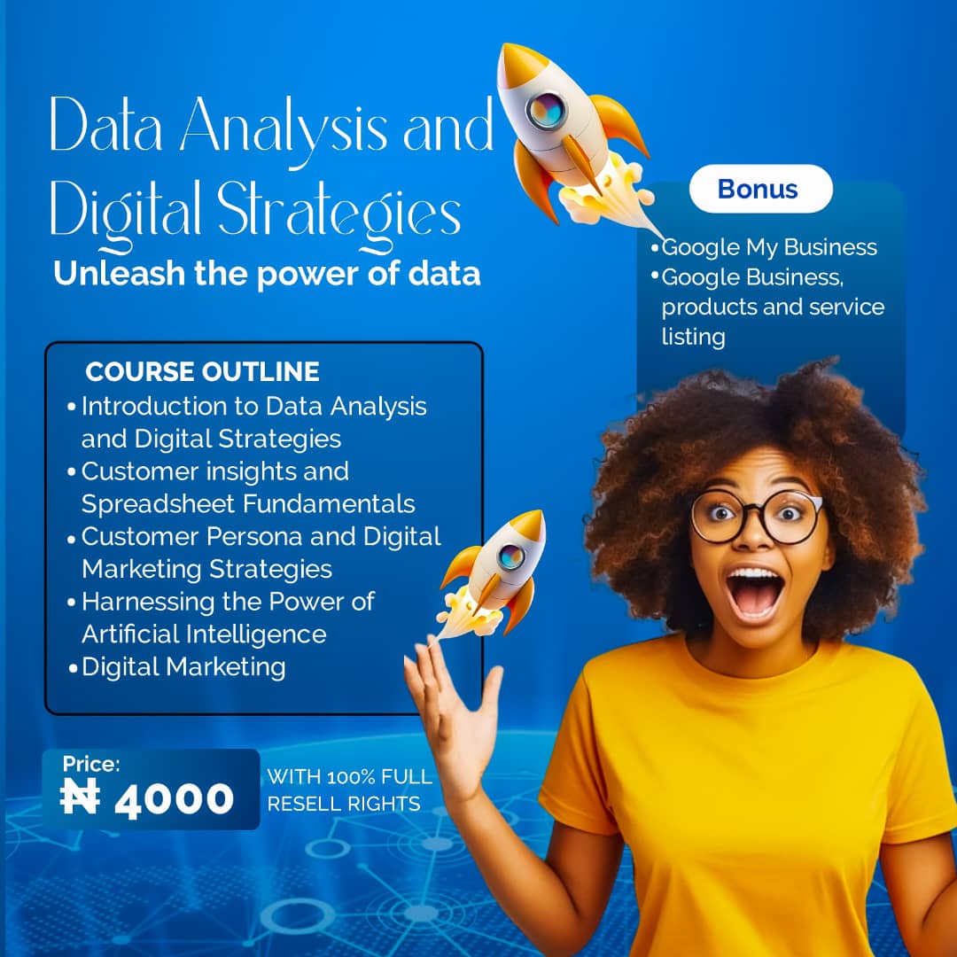 Buy DATA ANALYSIS AND DIGITAL STRATEGIES by The Smart Hustle Academy (S ...