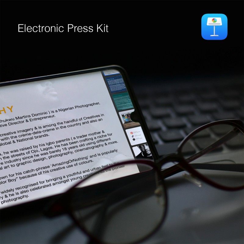 Buy Electronic Press Kit Template by The Amazing Klef Store on Selar