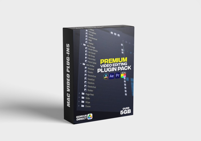 Buy MAC ONLY - Premium Video Editing Plug-in Pack for Premiere Pro - Final Cut Pro - Davinci ...