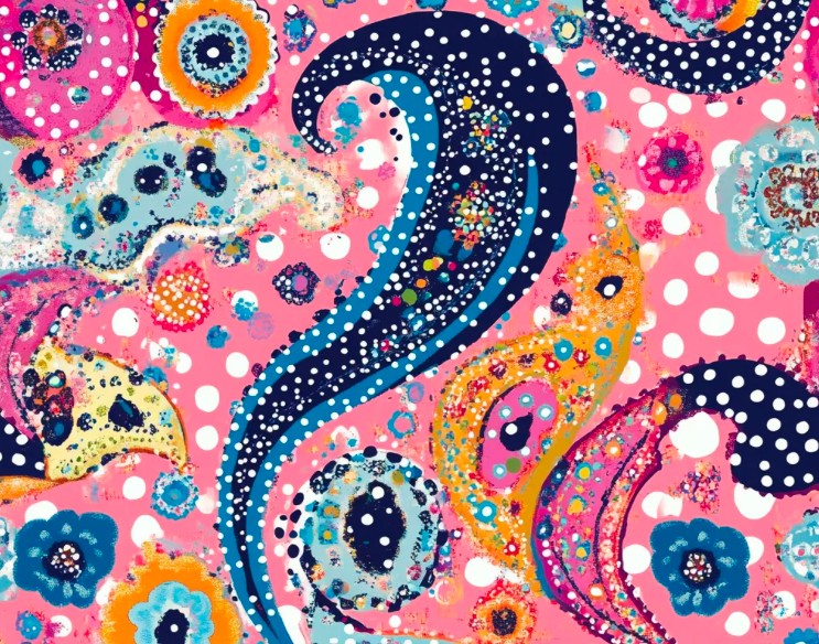 Buy Paisley Pattern with Polka Dot by Theresa Opoku-Ware on Selar