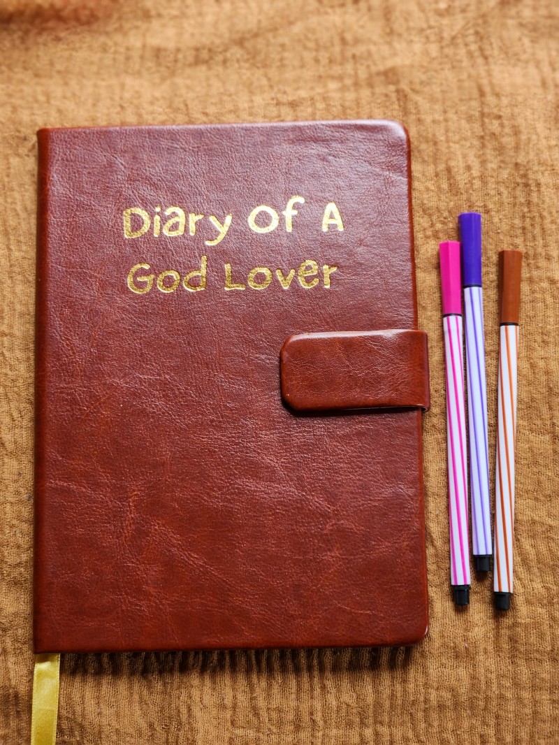 Buy Diary of a God lover (leather) by The Secret Place Journals on Selar