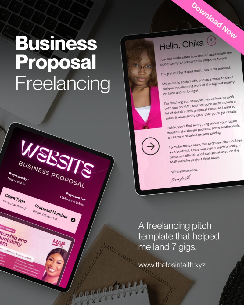 Buy Website Business Proposal by Tosin Faith on Selar
