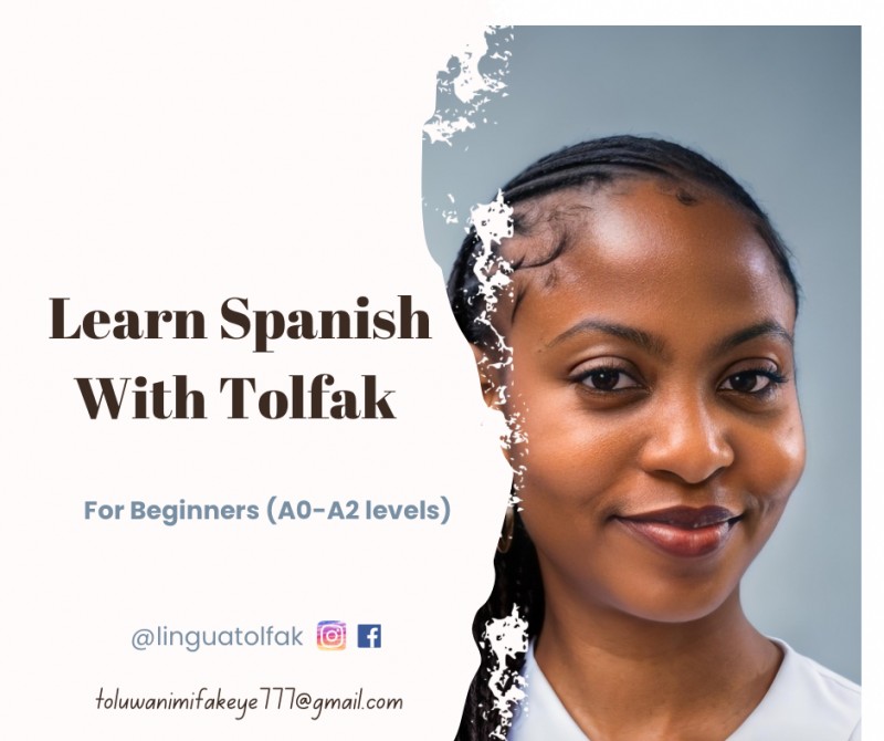 Buy Learn Spanish with Tolfak by Toluwanimi Fakeye on Selar