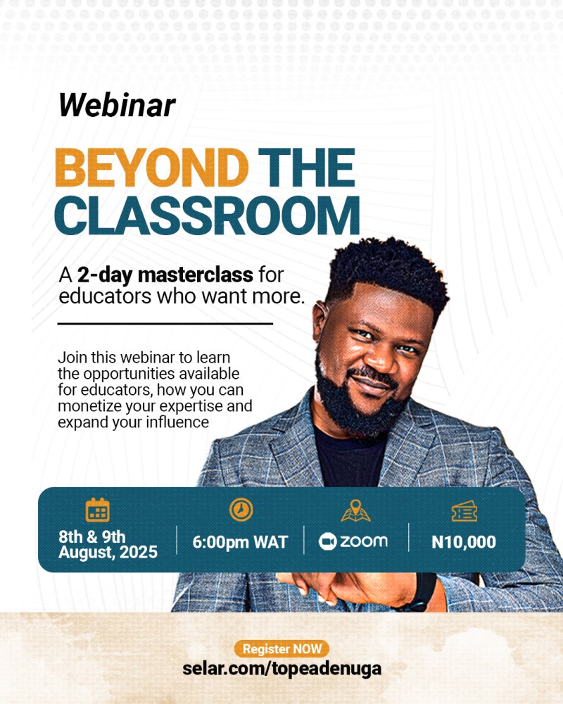 Buy BEYOND THE CLASSROOM by Tope Adenuga on Selar