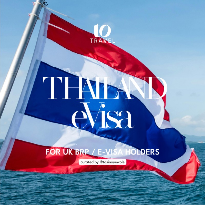 Buy Guide: Thailand eVisa Application for UK BRP/eVisa Holders by Tosin ...