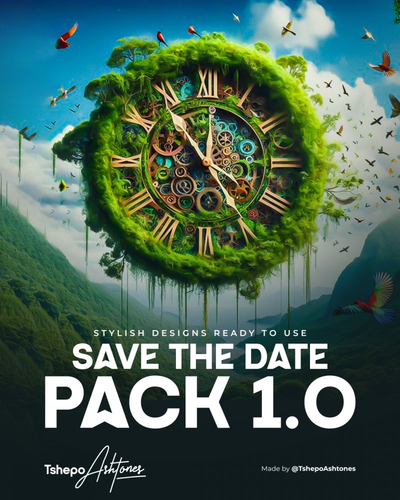 Buy Save The Date Pack by Tshepo Ashtones on Selar