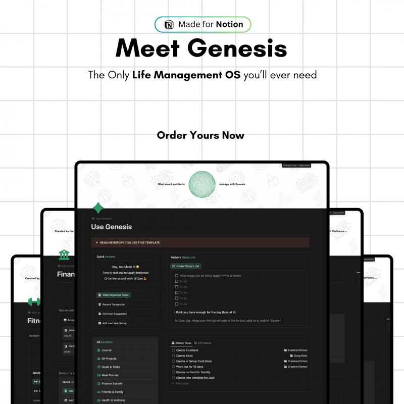 Buy Use Genesis - The Ultimate Life Planner by Usetryouts on Selar