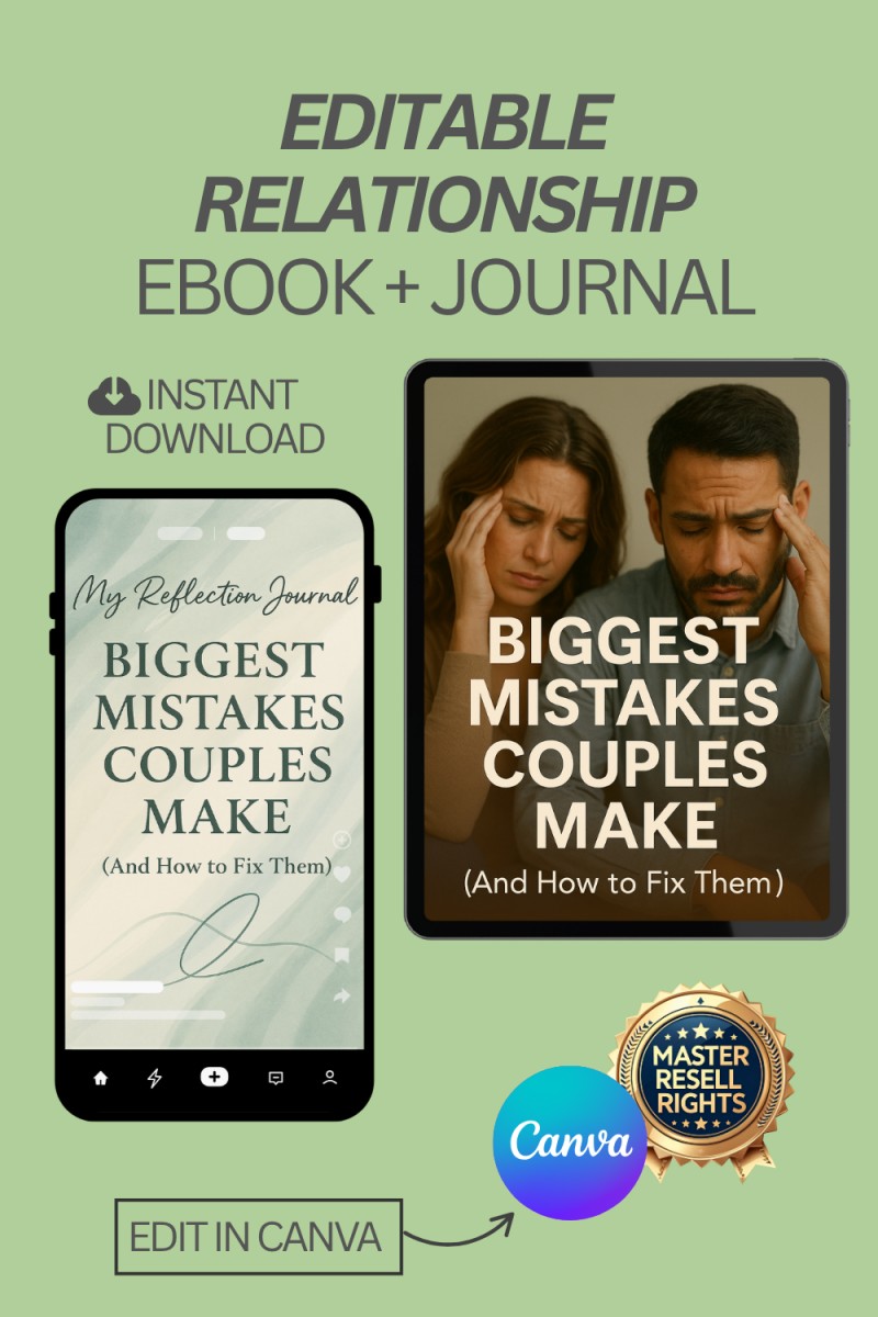 Buy The Reconnection Bundle — Editable Canva Journal + Ebook (With Resell Rights) by The ...