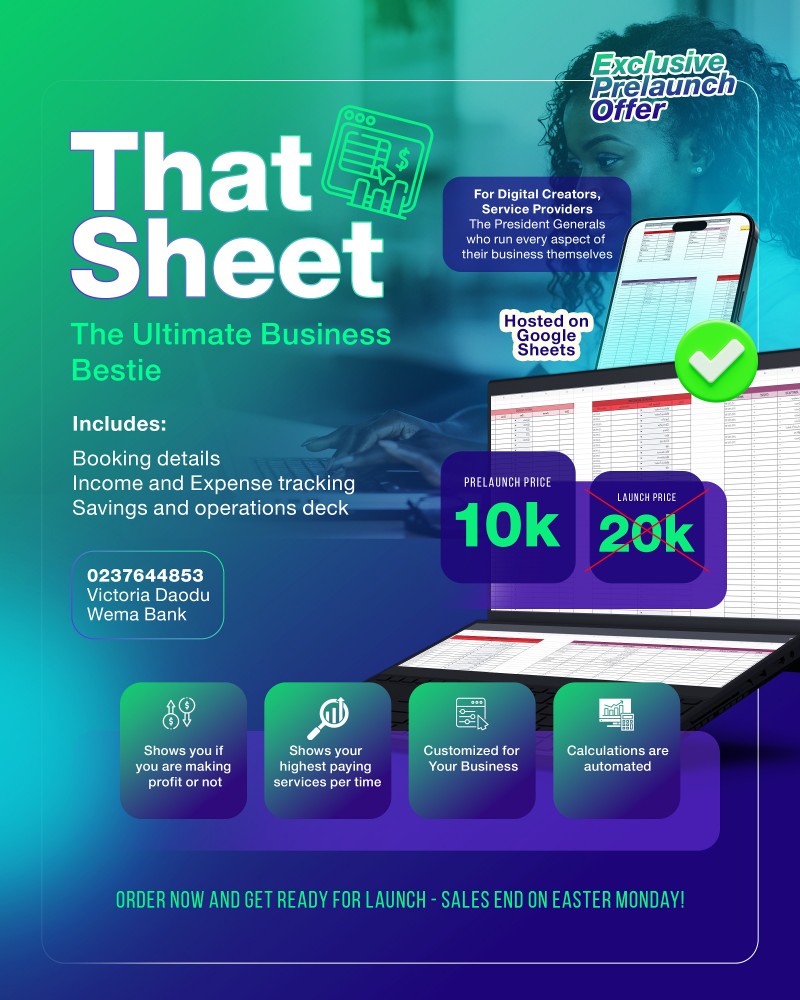 Buy That SHEET by Victoria Daodu on Selar