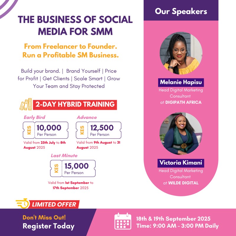 Buy The Business of Social Media for SMM: From Freelancer to Founder by Victoria kimani on Selar