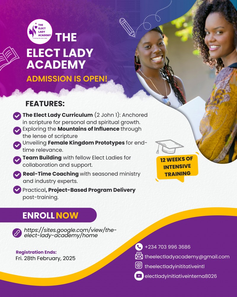 Buy The Elect Lady Academy by The Elect Lady Academy on Selar