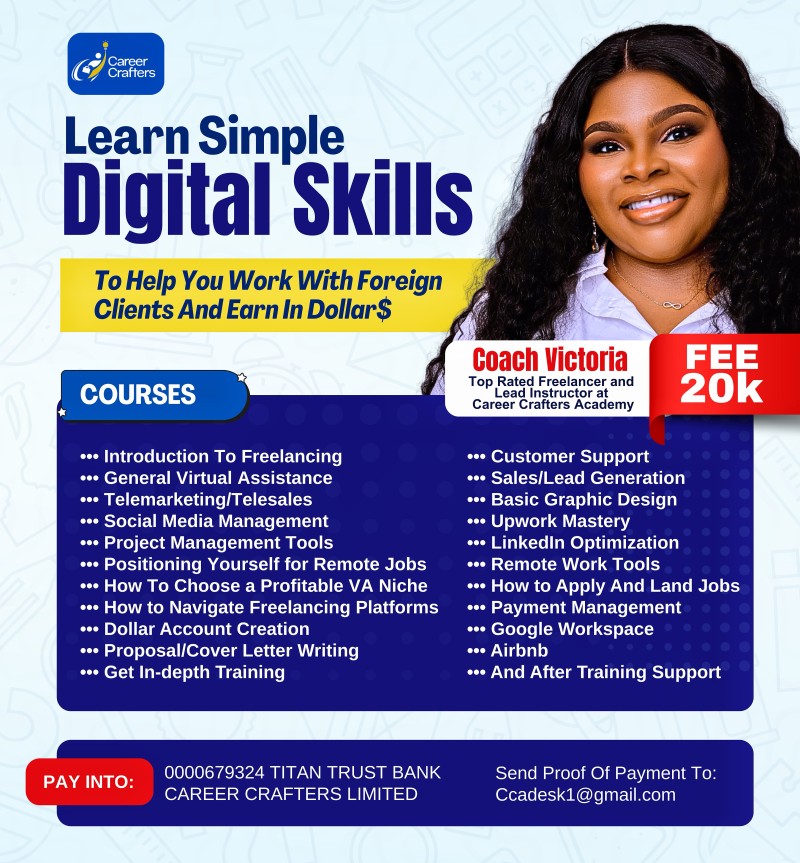Buy Digital Skills Training (DST) by Victoria Ezechukwu on Selar