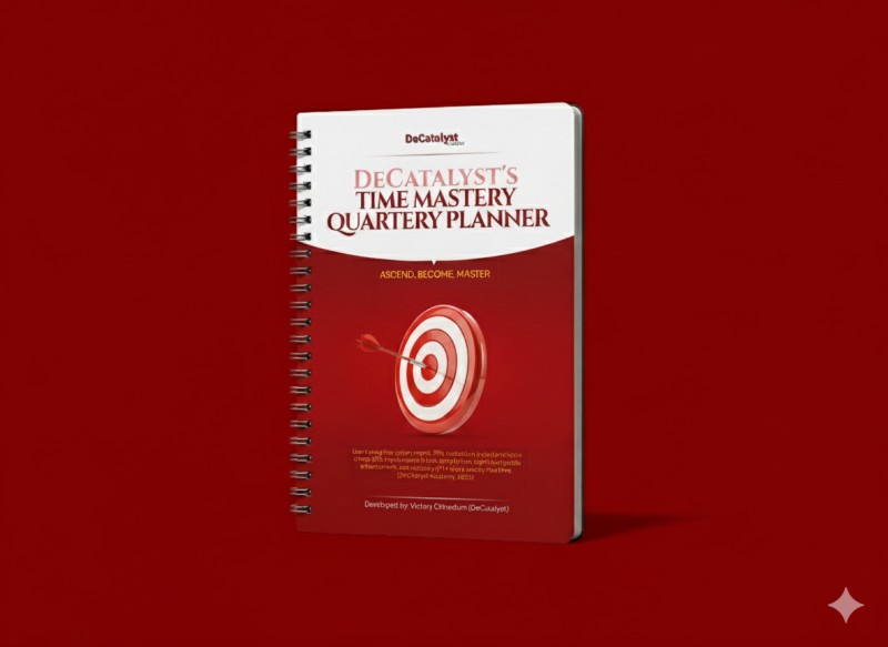 Buy Time Mastery Quarterly Planner by DeCatalyst Academy on Selar