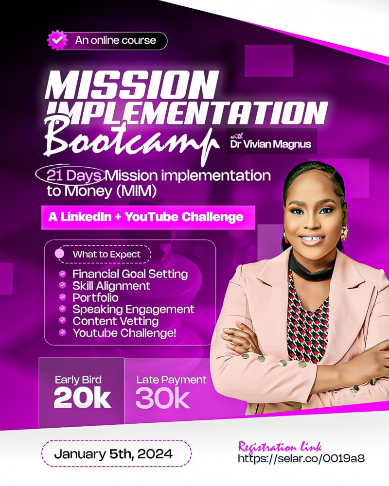 Buy 21 days Monetization Bootcamp SAPPHIRE(ONE CLASS) by Dr Vivian Magnus on Selar