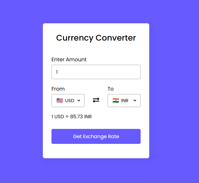 Buy Currency Converter App in JavaScript by WebDev on Selar