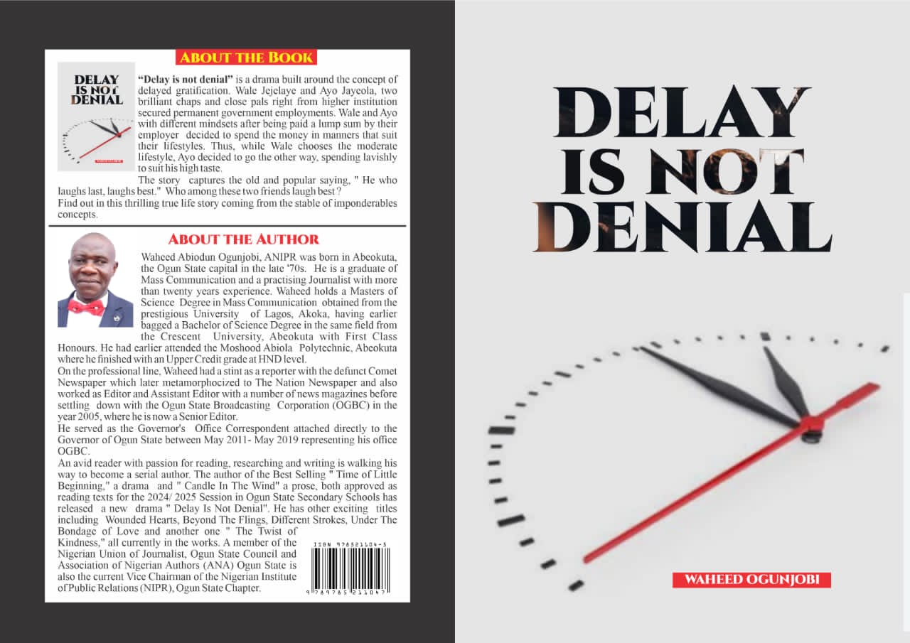 Buy Delay is not denial by Waheed Ogunjobi on Selar