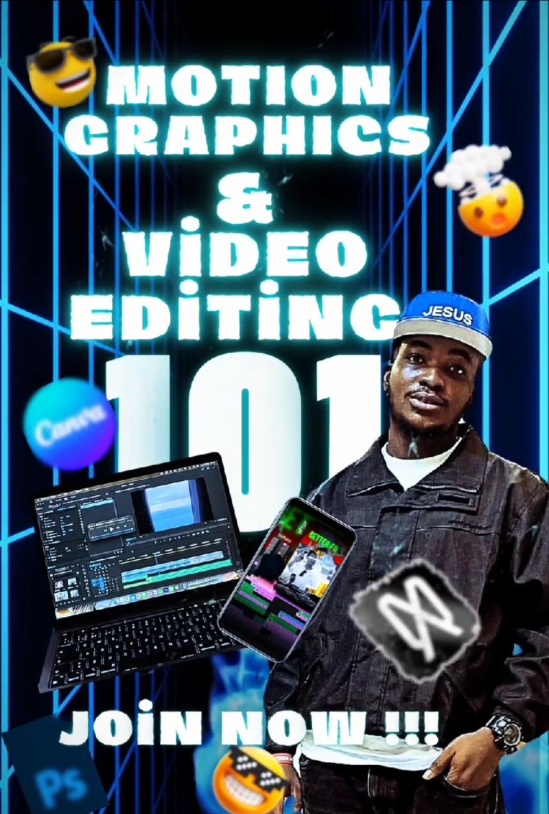 Buy VIDEO EDITING & MOTION GRAPHICS 101 by WILDSPARKZ MEDIA on Selar