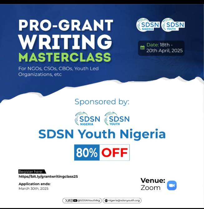 Buy Pro-Grant Writing Masterclass-1 by Ojuoluwa Oluwatobiloba on Selar